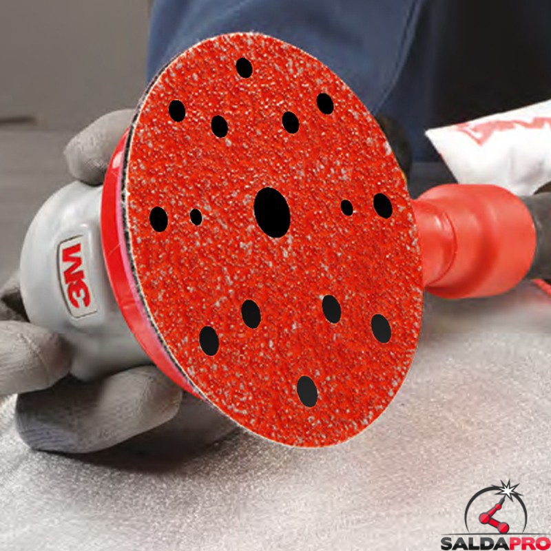 Dischi abrasivi in carta 3M Cubitron II Hookit 950U 152mm 15 fori ...