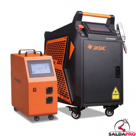 Saldatrice laser fibra manuale Jasic Evolve LS-20000F doppio filo ...