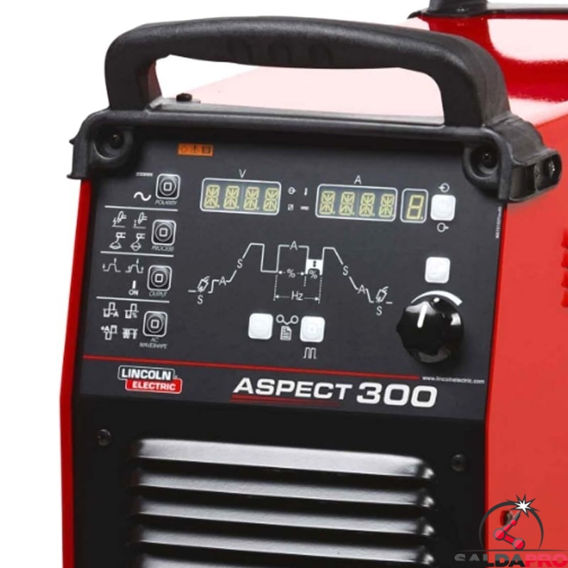 Saldatrice Inverter Aspect 300 Lincoln Electric TIG Pulsato AC-DC MMA ...